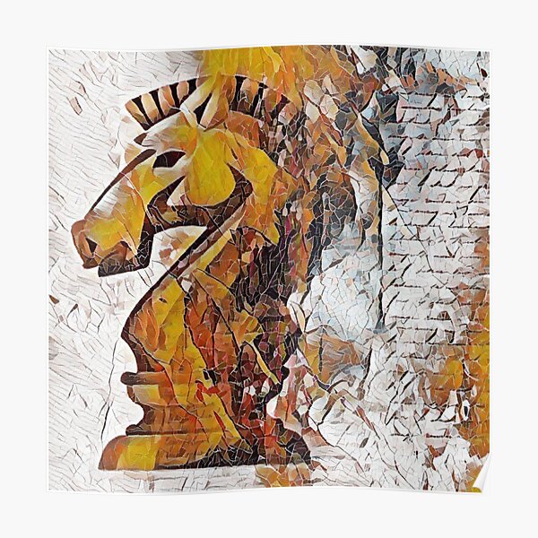 "The Chess Player" Poster for Sale by rogueartprints | Redbubble