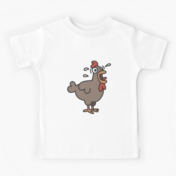 "Stressed Chicken Cartoon" Kids T-Shirt for Sale by nina-aagaard ...