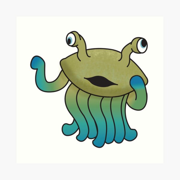 "Flumph - Cute DnD Monster" Art Print for Sale by Fenris-kewhite ...