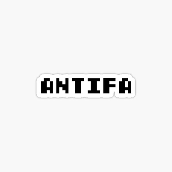 "Antifa - Anti Fascist" Sticker for Sale by SedgeWren | Redbubble