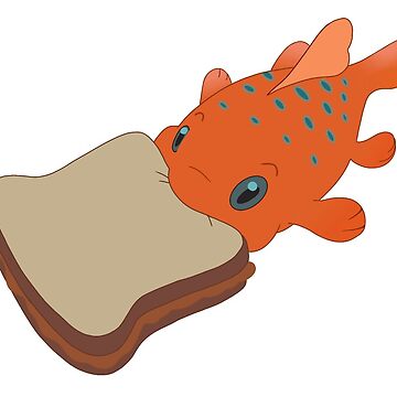 "Pudge the Fish" Sticker for Sale by art-a-la-lo | Redbubble