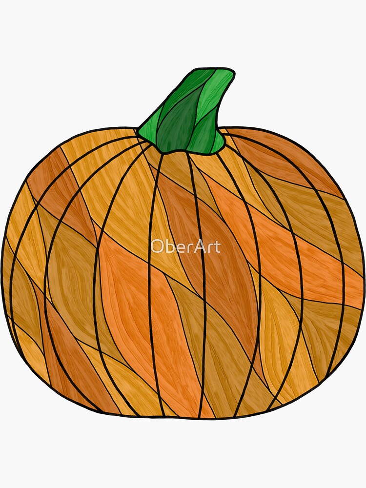 "Cell-Pumpkin" Sticker for Sale by OberArt | Redbubble