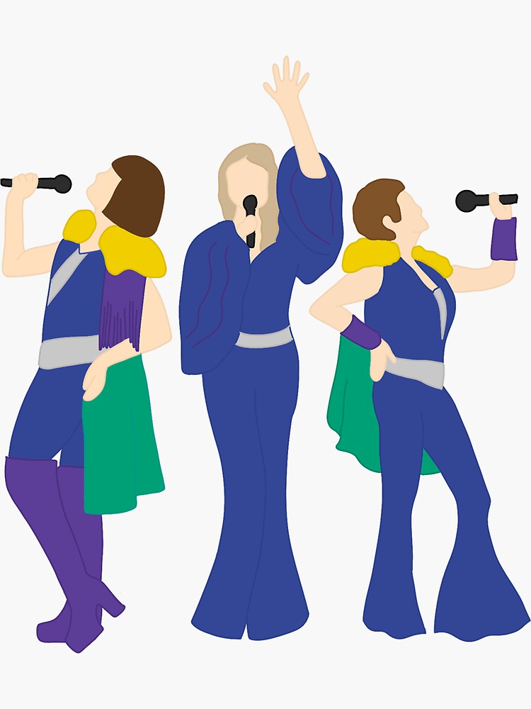 "Singing Trio" Sticker for Sale by AlysesArt | Redbubble