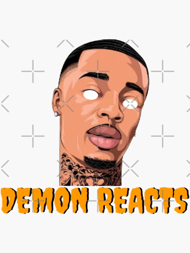 "DEMON Reacts FTC" Sticker for Sale by H00pingCentral | Redbubble