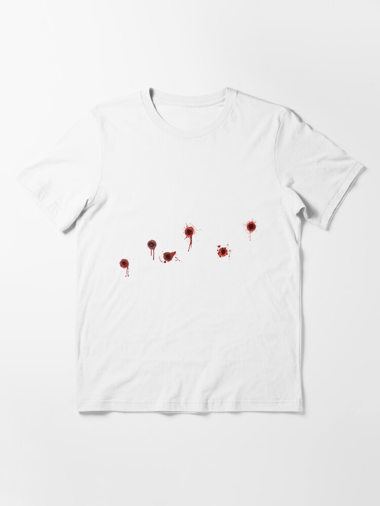 "T Shirt with row of Bullet Holes" T-shirt for Sale by PixelRider ...