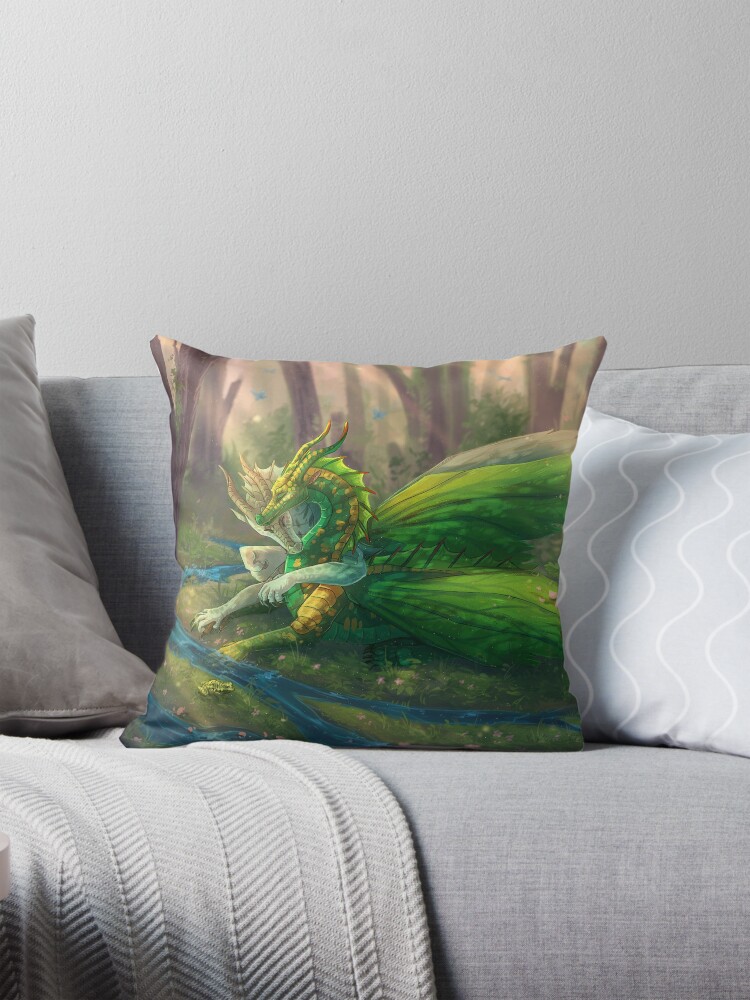 "Wings of Fire - Sundew and Willow" Pillow for Sale by Biohazardia ...