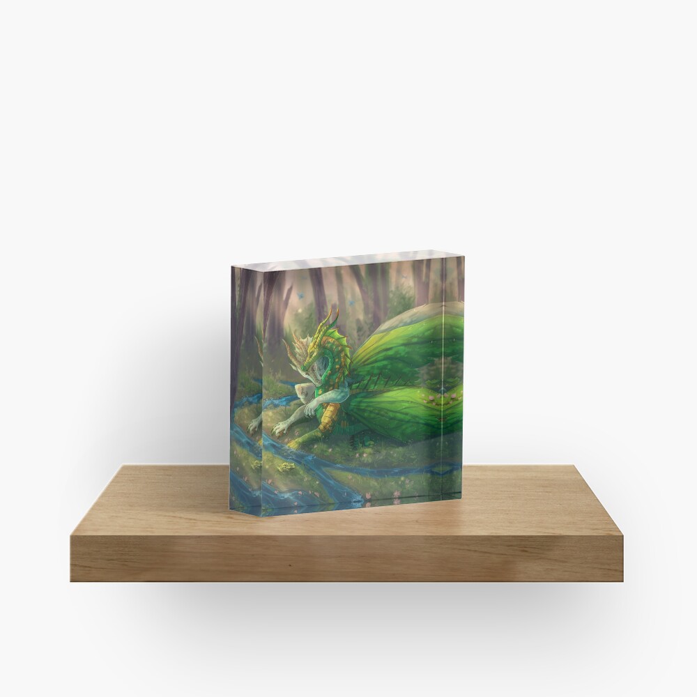 "Wings of Fire - Sundew and Willow" Acrylic Block for Sale by ...