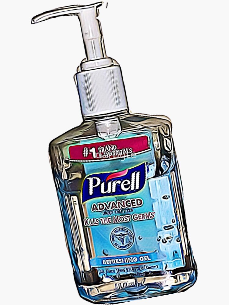 "Purell " Sticker for Sale by darbyte | Redbubble