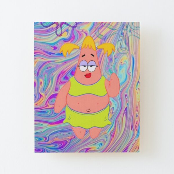 "Psychedelic Patrick Star Tapestry" Mounted Print by siobhanryan9889 ...