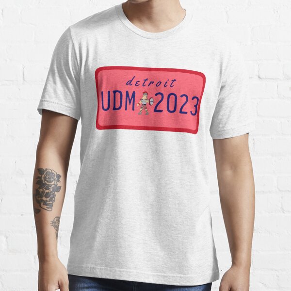 "Detroit Mercy License Plate 23" Essential T-Shirt for Sale by shradeha ...