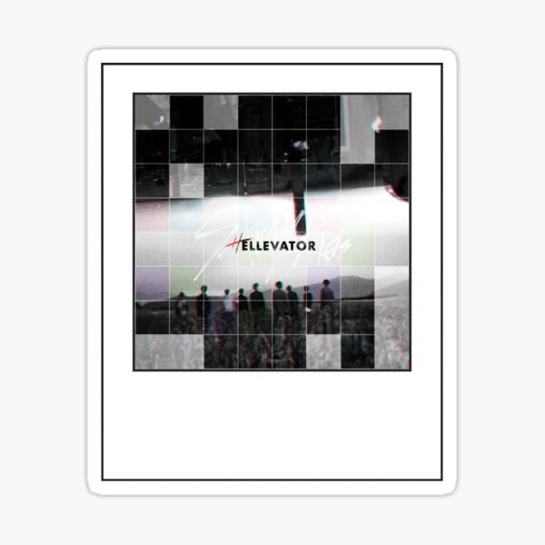 "Stray Kids hellevator edited album cover polaroid 2" Sticker for Sale ...