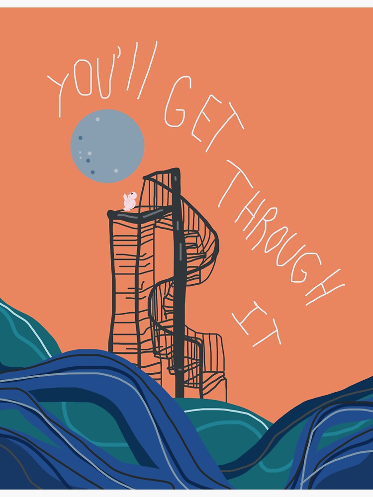 "You'll Get Through It Card" Sticker by aemt | Redbubble