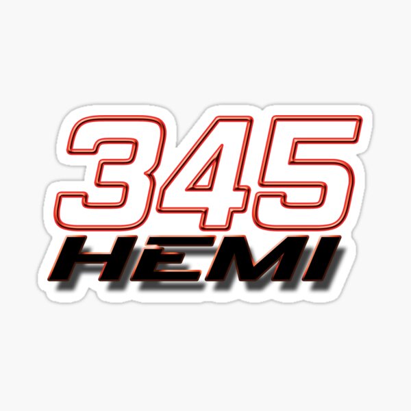 345 Hemi Stickers | Redbubble