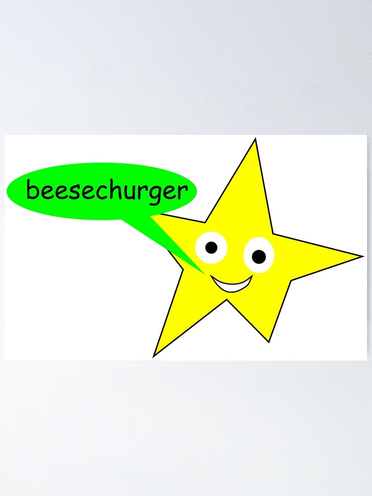 "beesechurger ironic meme" Poster for Sale by MoLecULaR-biO | Redbubble