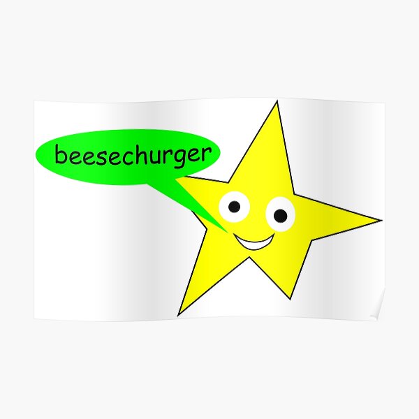 "beesechurger ironic meme" Poster for Sale by MoLecULaR-biO | Redbubble