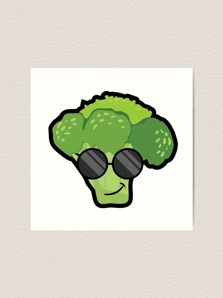 "Cool broccoli wearing Sunglasses" Art Print for Sale by Soumita ...