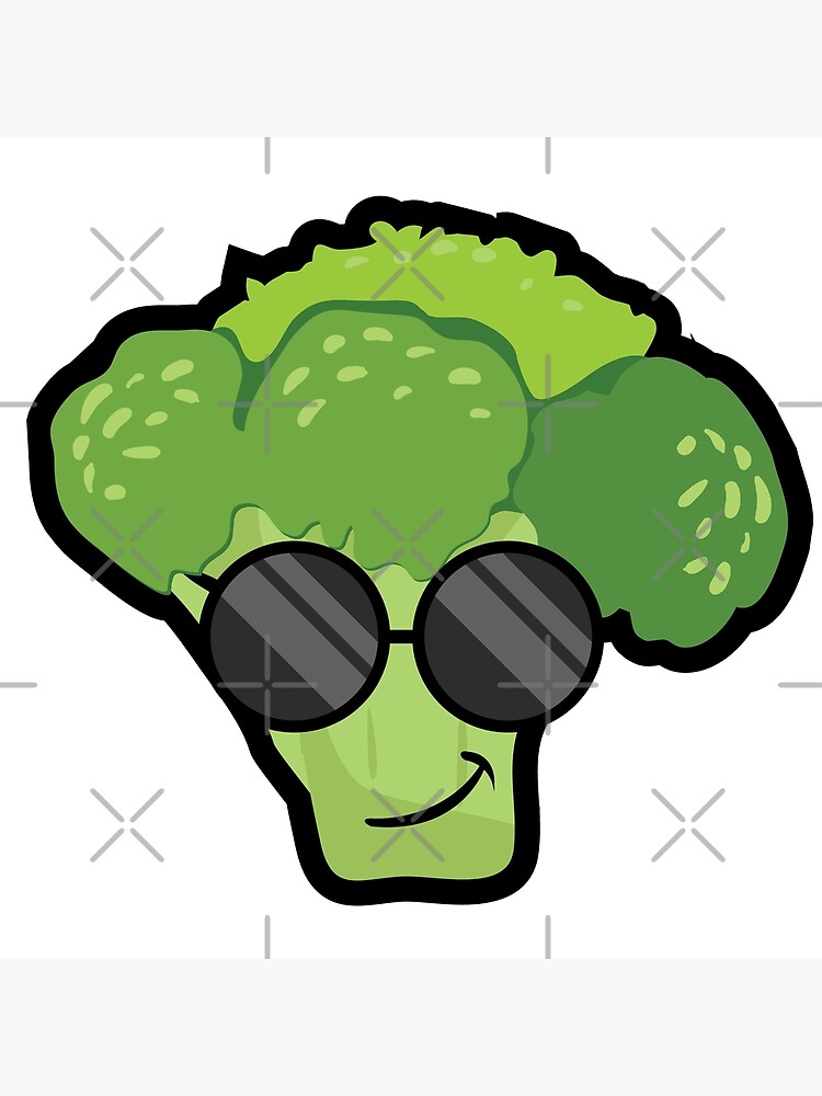 "Cool broccoli wearing Sunglasses" Art Print for Sale by Soumita ...