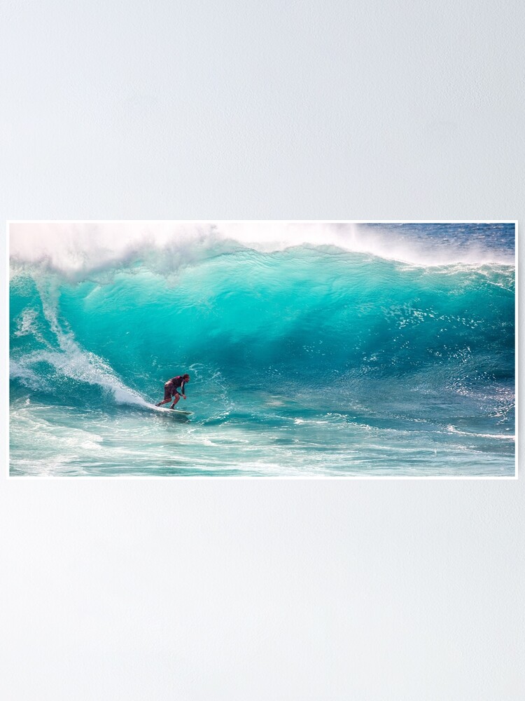 "Surf Big wave" Poster for Sale by Tanesh123 | Redbubble