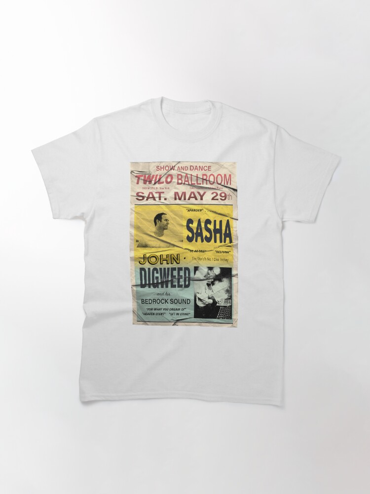 "Sasha and John Digweed Twilo Retro Poster" Classic T-Shirt for Sale by ...
