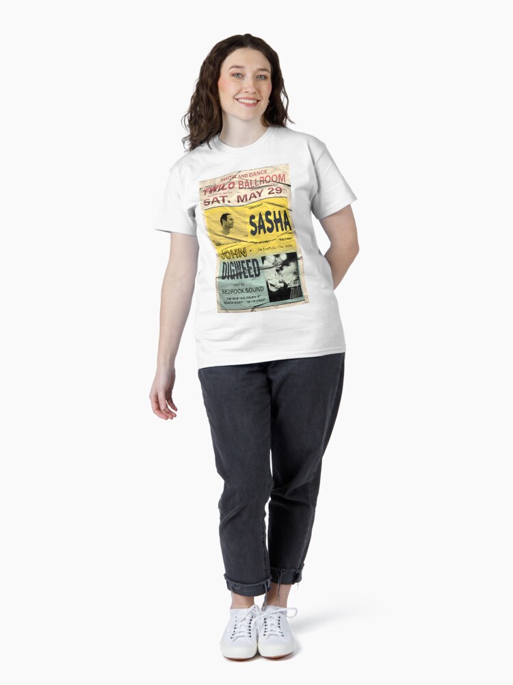 "Sasha and John Digweed Twilo Retro Poster" Classic T-Shirt for Sale by ...