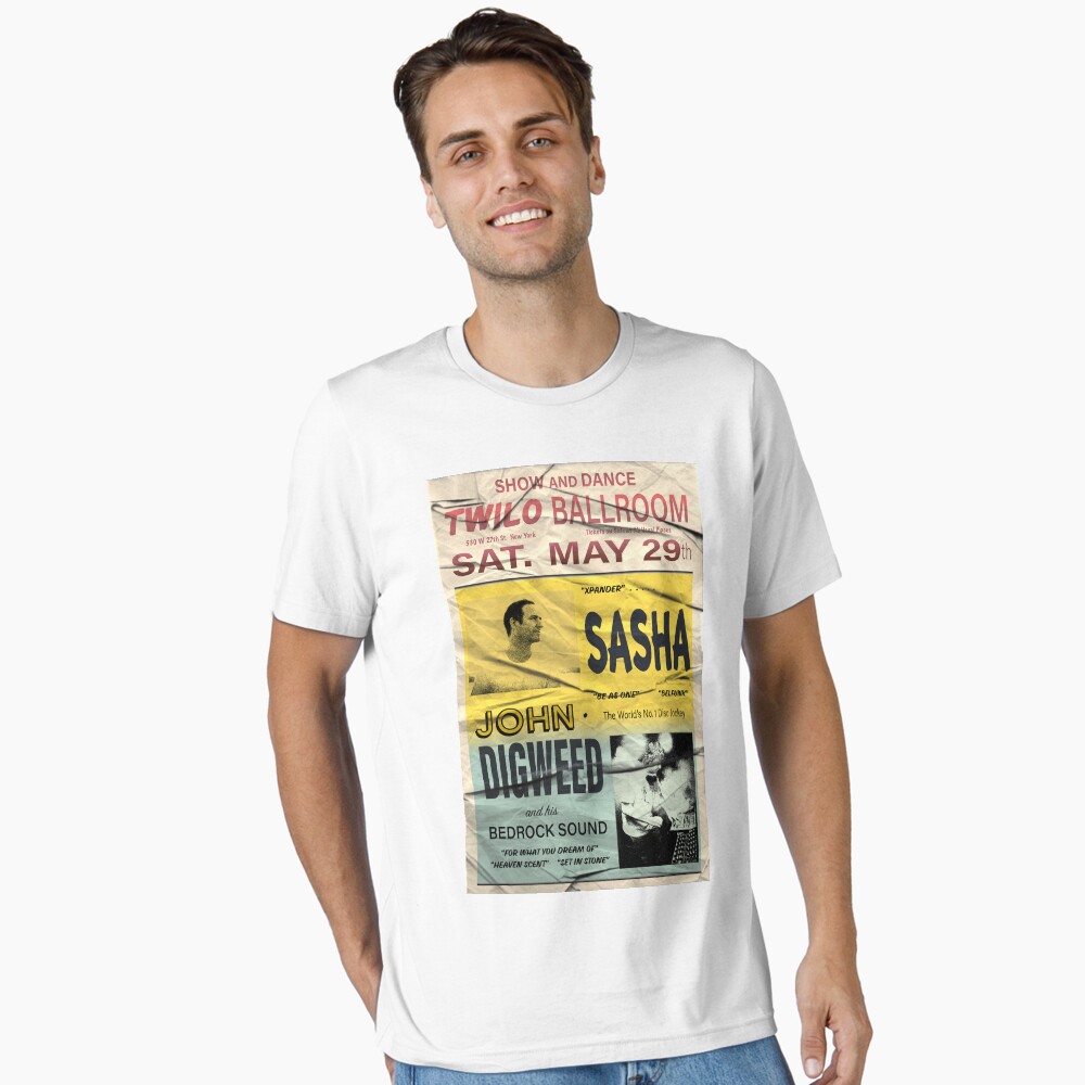 "Sasha and John Digweed Twilo Retro Poster" Classic T-Shirt for Sale by ...