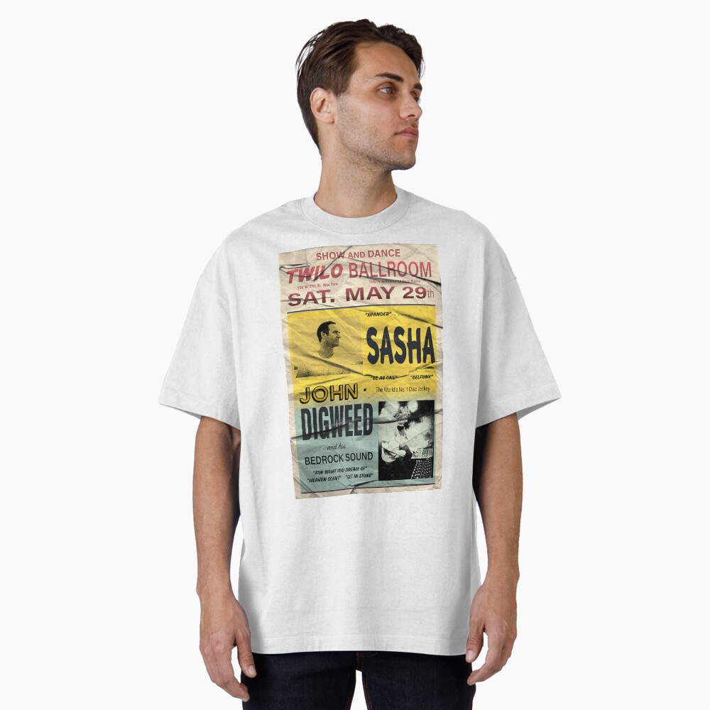 "Sasha and John Digweed Twilo Retro Poster" Classic T-Shirt for Sale by ...