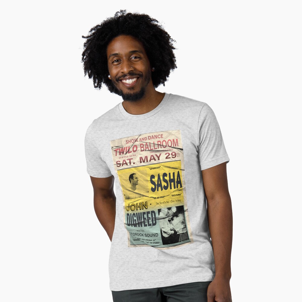 "Sasha and John Digweed Twilo Retro Poster" Classic T-Shirt for Sale by ...