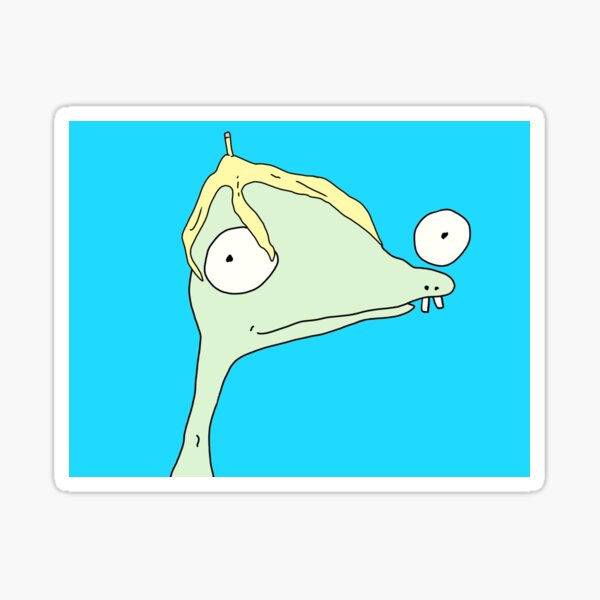 "mgg’s rumple buttercup (no bananas)" Sticker for Sale by kennishop ...