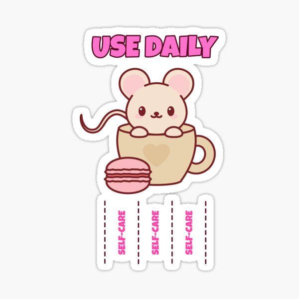 "Self-Care ! Use daily!" Sticker by BeyondtheQuote | Redbubble