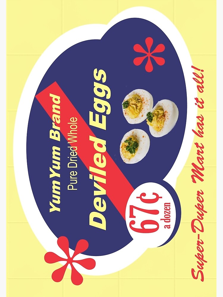 "Yum Yum Deviled Eggs" Spiral Notebook by mrspremise | Redbubble