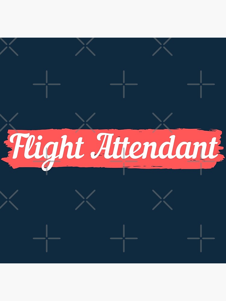 "Flight Attendant (Cabin Crew)" Poster by jetmike | Redbubble