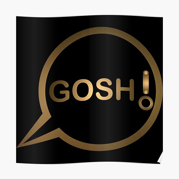 "GOSH!-LUXURY GOLD SPECIAL EDITION( 3D EFFECT )-MY WORD BUBBLE-BLESSING ...