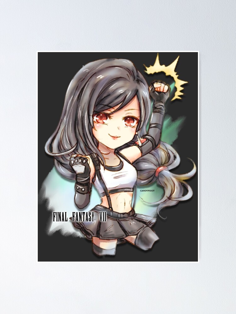 "Final Fantasy 7 Remake Tifa Lockhart" Poster for Sale by candypiggy ...