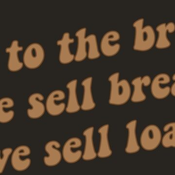 "bread bank meme" Sticker for Sale by internethigh | Redbubble