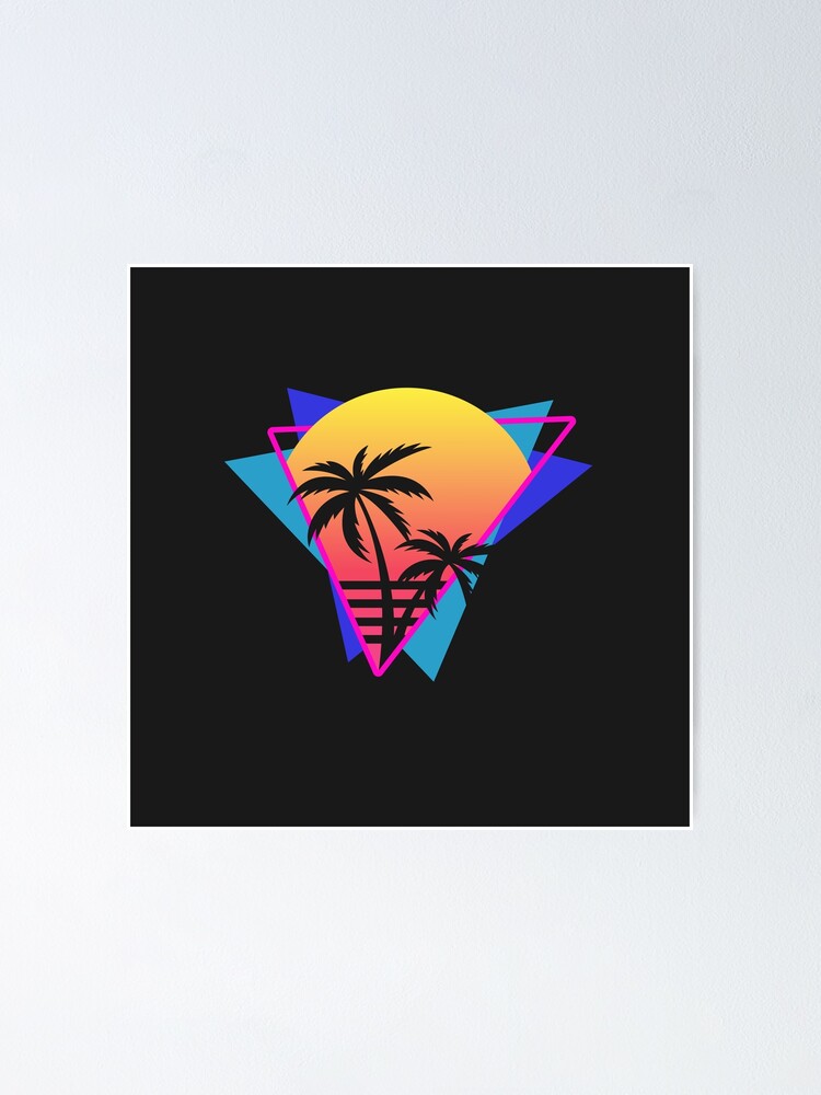 "Miami Vice Retro Wave Graphic 80's" Poster for Sale by artandroam ...