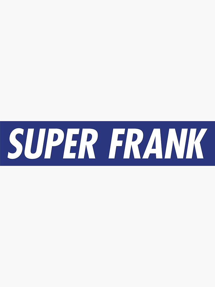 "Super Frank" Sticker for Sale by FootyFirst | Redbubble