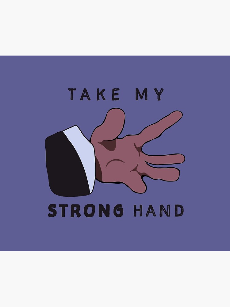 Colcha «Scary Movie - Take My Strong Hand» de LeKrome | Redbubble