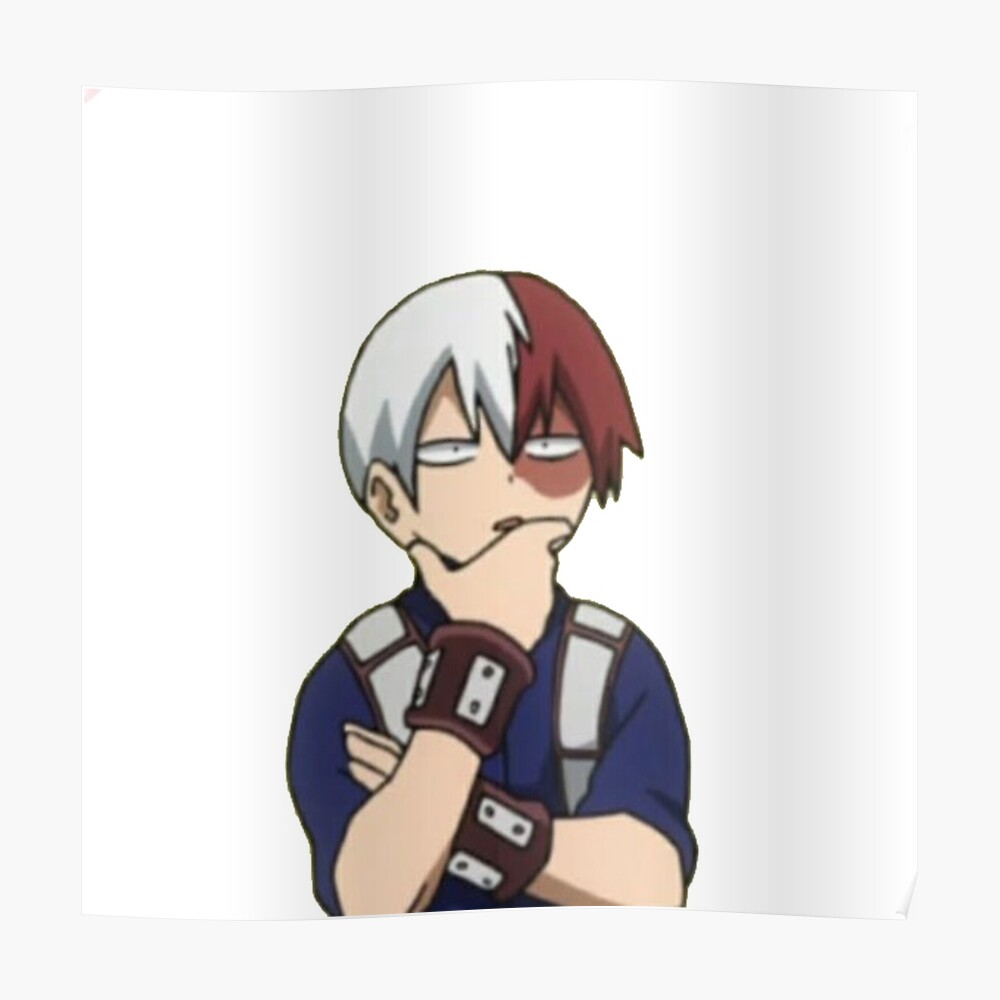 Stickers inkjet on printable vinyl glossy finish Shoto Todoroki sticker ...