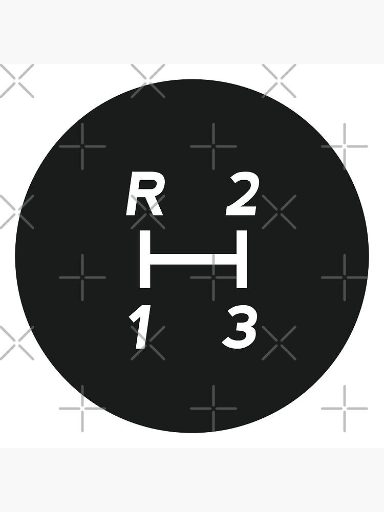 "3-Speed Manual Transmission Shift Pattern" Poster for Sale by ...