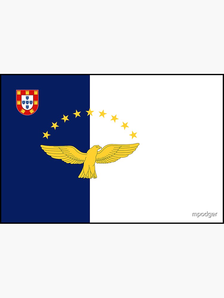 "Azores Flag Gifts, Stickers & Products" Sticker by mpodger | Redbubble