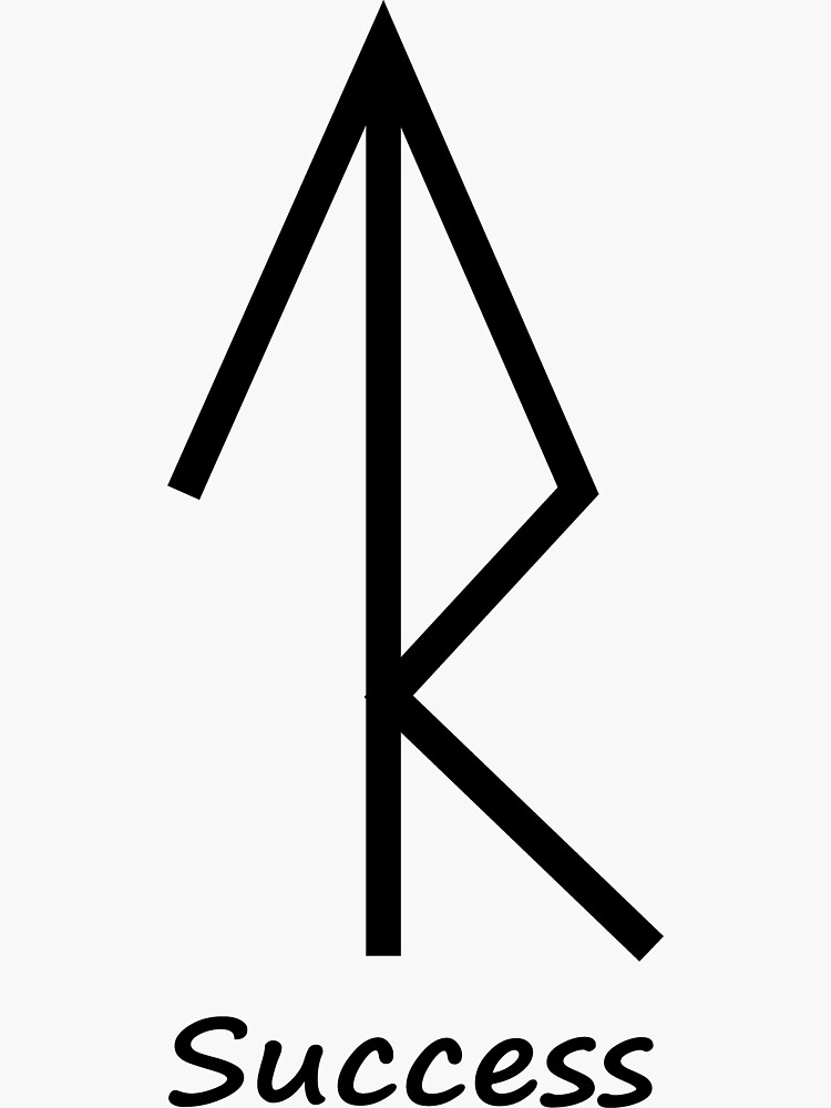 "The runes success prosperity rune of lift." Sticker by ZingItem ...