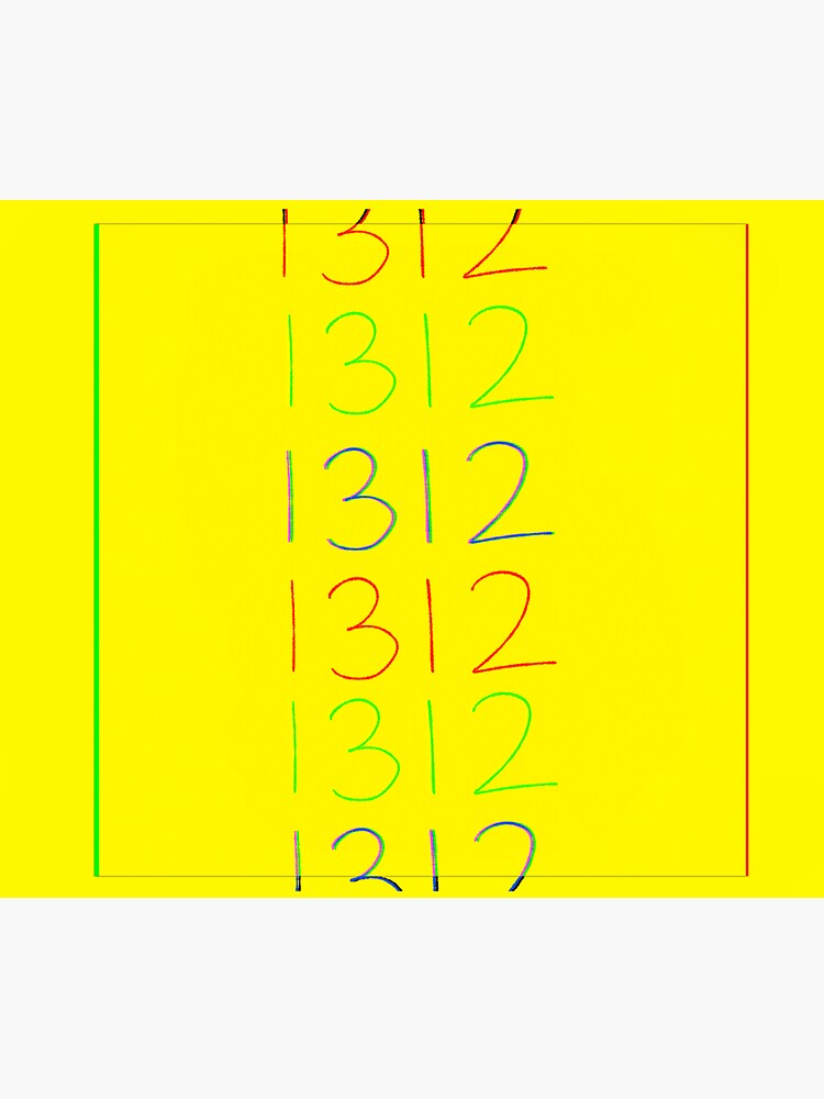 "1312 LOGO NO 2" Sticker for Sale by GabeTeeVee | Redbubble