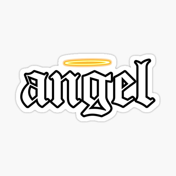 "angel " Sticker for Sale by adavis175 | Redbubble