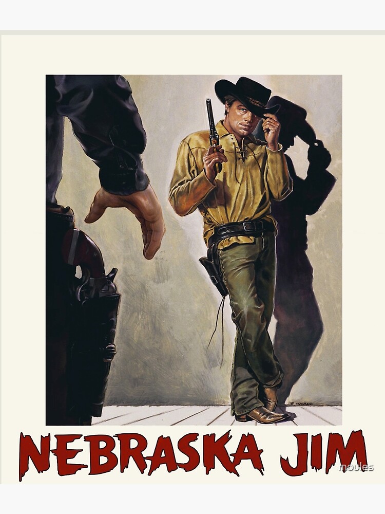"Rick Dalton: Nebraska Jim (poster & sticker) // Leonardo DiCaprio ...