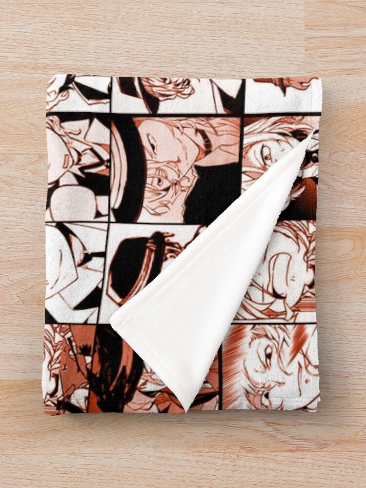 "chuuya collage- manga color version" Throw Blanket by Angellinx3 ...