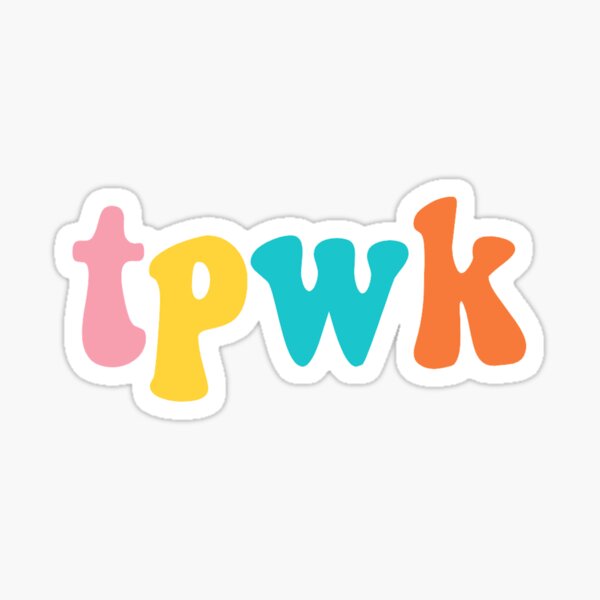 "tpwk" Sticker for Sale by pltulley | Redbubble