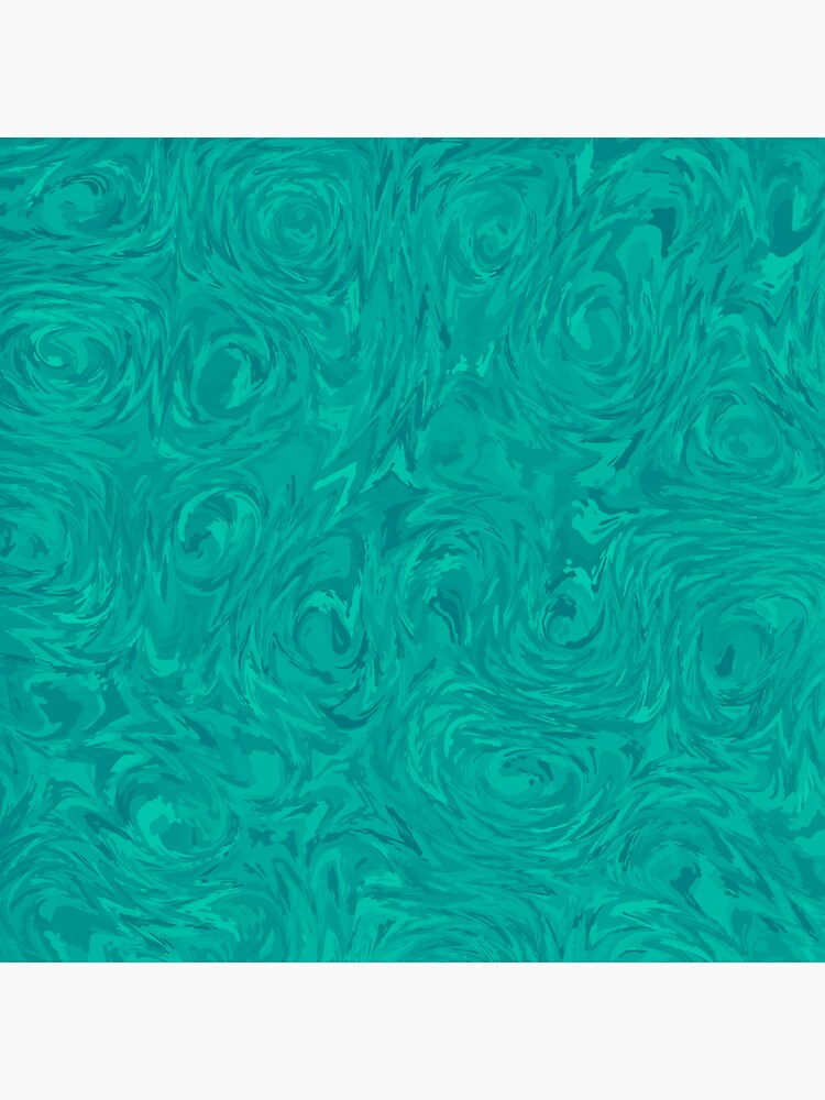 "Monochrome Wild Turquoise Color" Sticker for Sale by Monochronicity ...