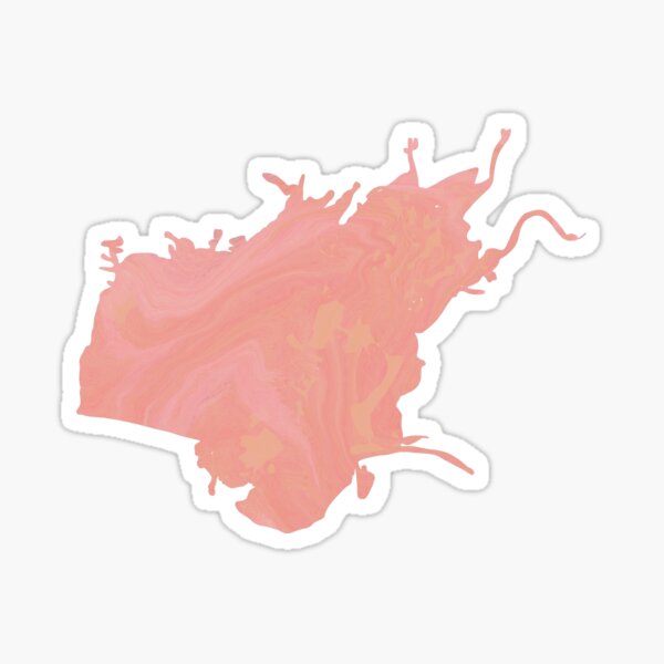 "Indian Lake Ohio outline " Sticker for Sale by nikkibwell | Redbubble