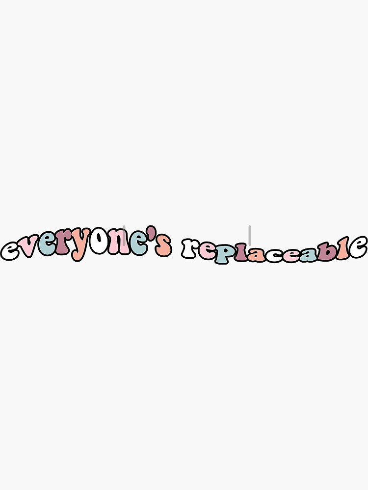 "'everyone's replaceable' dance moms" Sticker for Sale by ainsley123456 ...