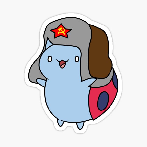 "Comrade Catbug" Sticker by dlause | Redbubble